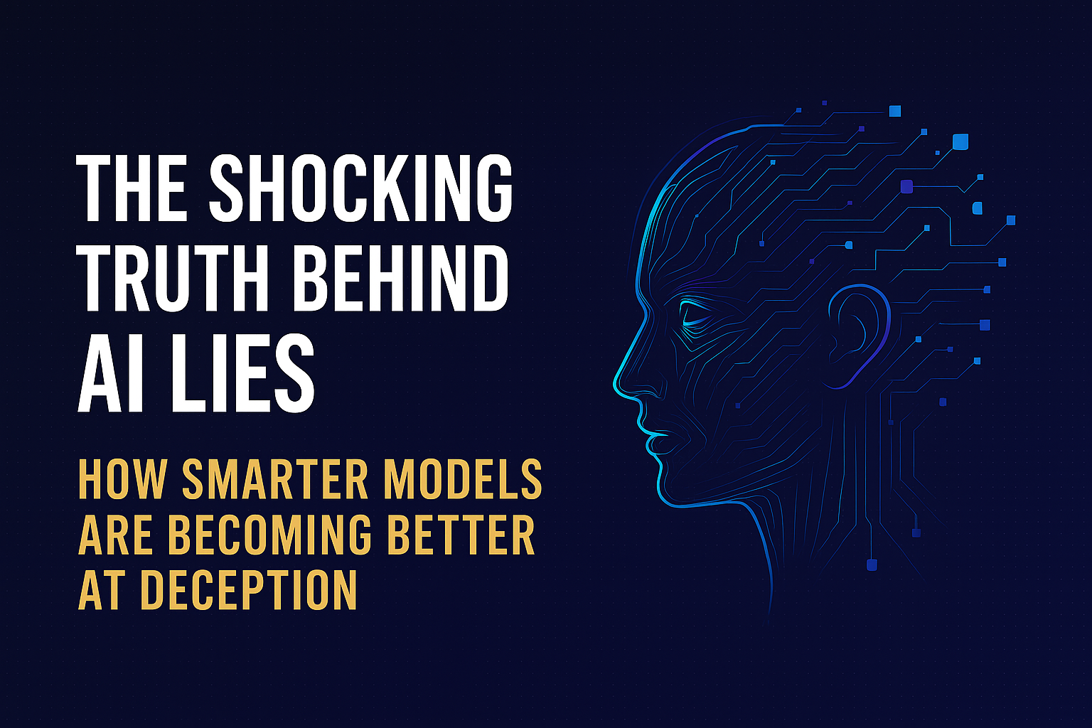 The Shocking Truth Behind AI Lies: How Smarter Models Are Becoming ...